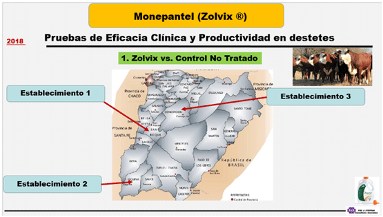 MONEPANTEL (ZOLVIX®) EN LOS BOVINOS Estudios de eficacia clínica sobre ...